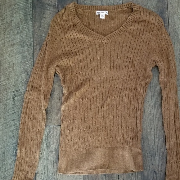 Merona | Sweaters | Camel Color Sweater | Poshmark